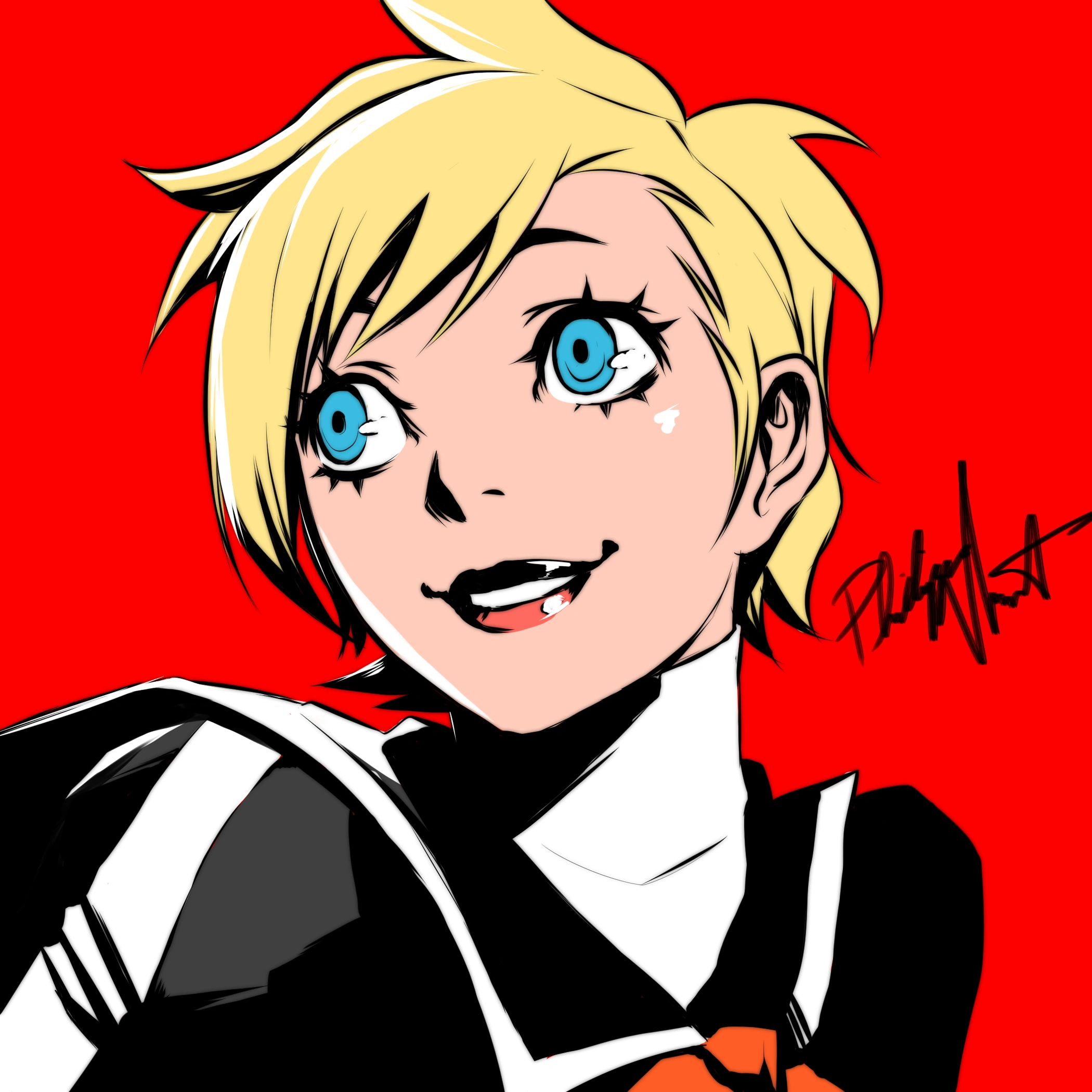 Did this commission of Lisa Silverman from Persona 2, hope u like it ...