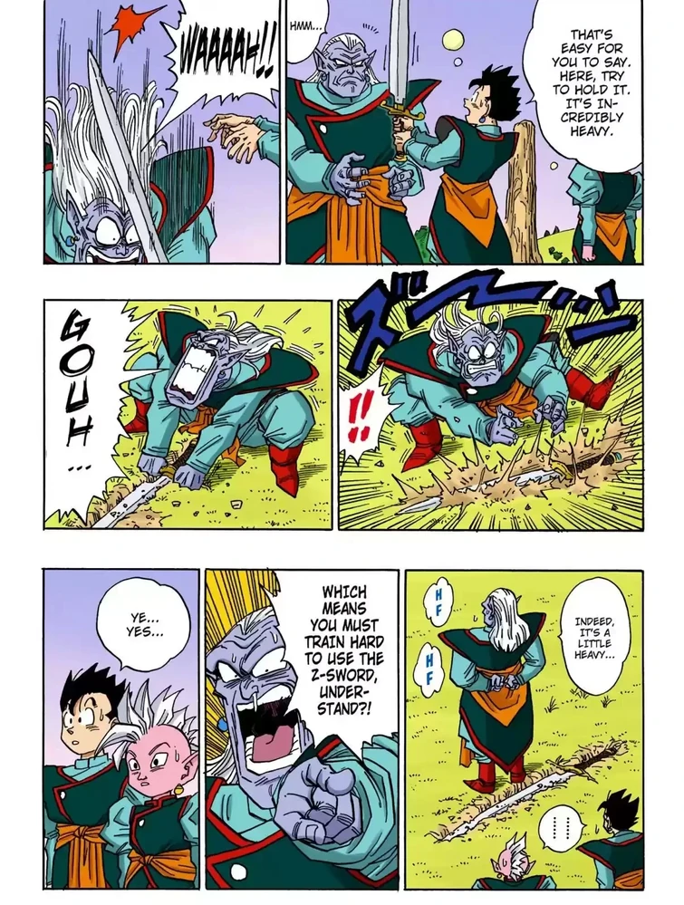 A mi me parece que la unica parte difícil de mover la espada Z es ...