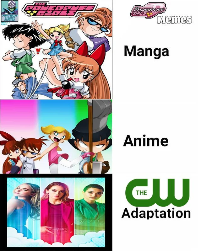 The remake of the Netflix adaptation meme but this time, It's the CW ...