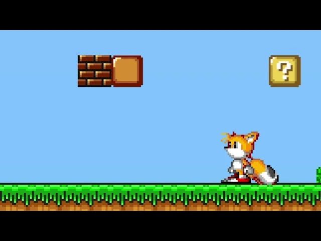 Sonic and Tails in Mario sprite animation teaser | Fandom
