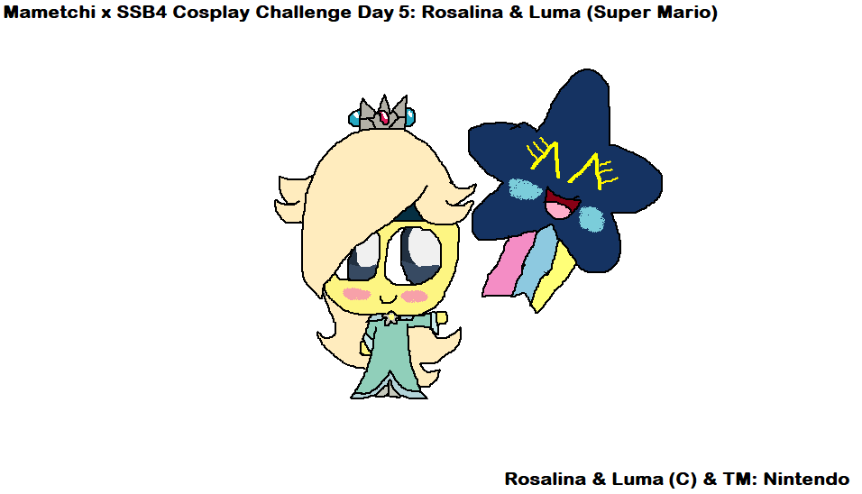 Mametchi x SSB4 Cosplay Challenge Day 5: Rosalina & Luma (Super Mario) | Fandom