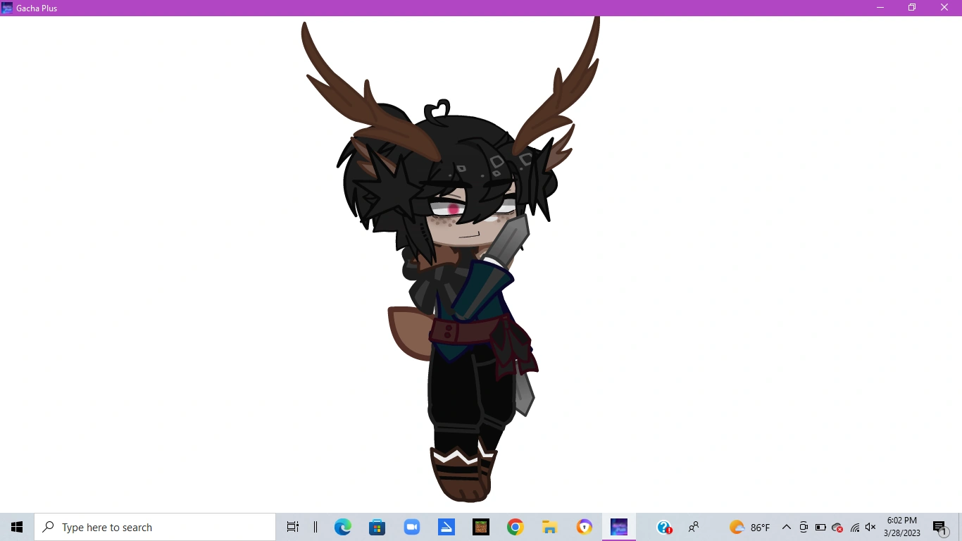 day one of gacha on a computer : a new deer! | Fandom