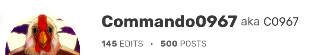 I now have 500 posts | Fandom