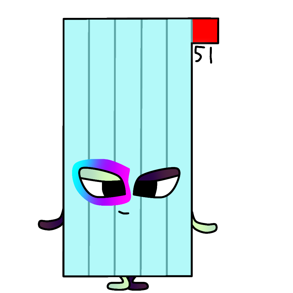 More fanmade figured out Numberblocks! Meet Fifty-One, Seventy-One ...