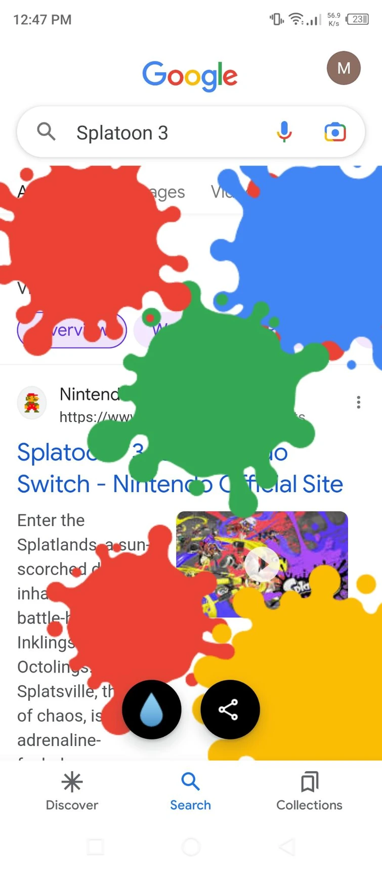 Splatoon 3 Google Easter Egg | Fandom