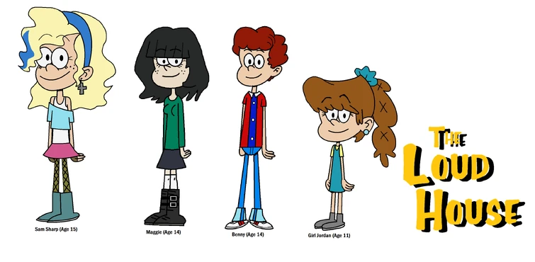 Sam Sharp, Maggie, Benny and Girl Jordan (Full House Style) | Fandom