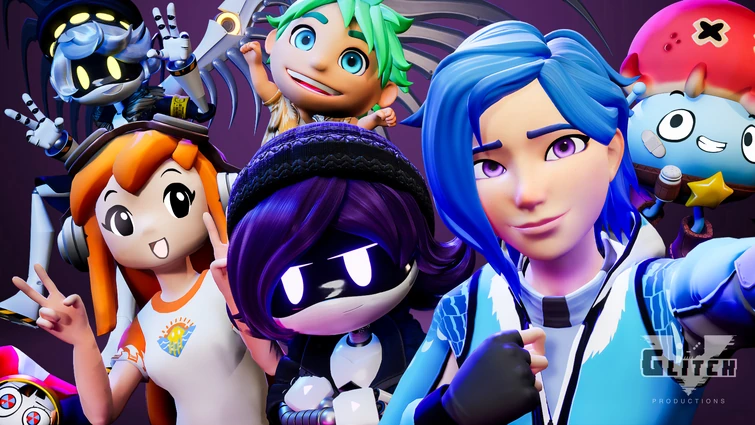 N and Uzi with the other Glitch characters! | Fandom
