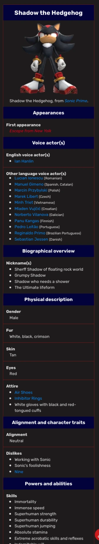 History and appearances (Sonic Prime) | Fandom