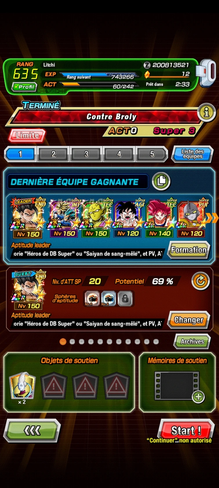 DB Super Heroes team Super All Types No Item Broly Red Zone | Fandom