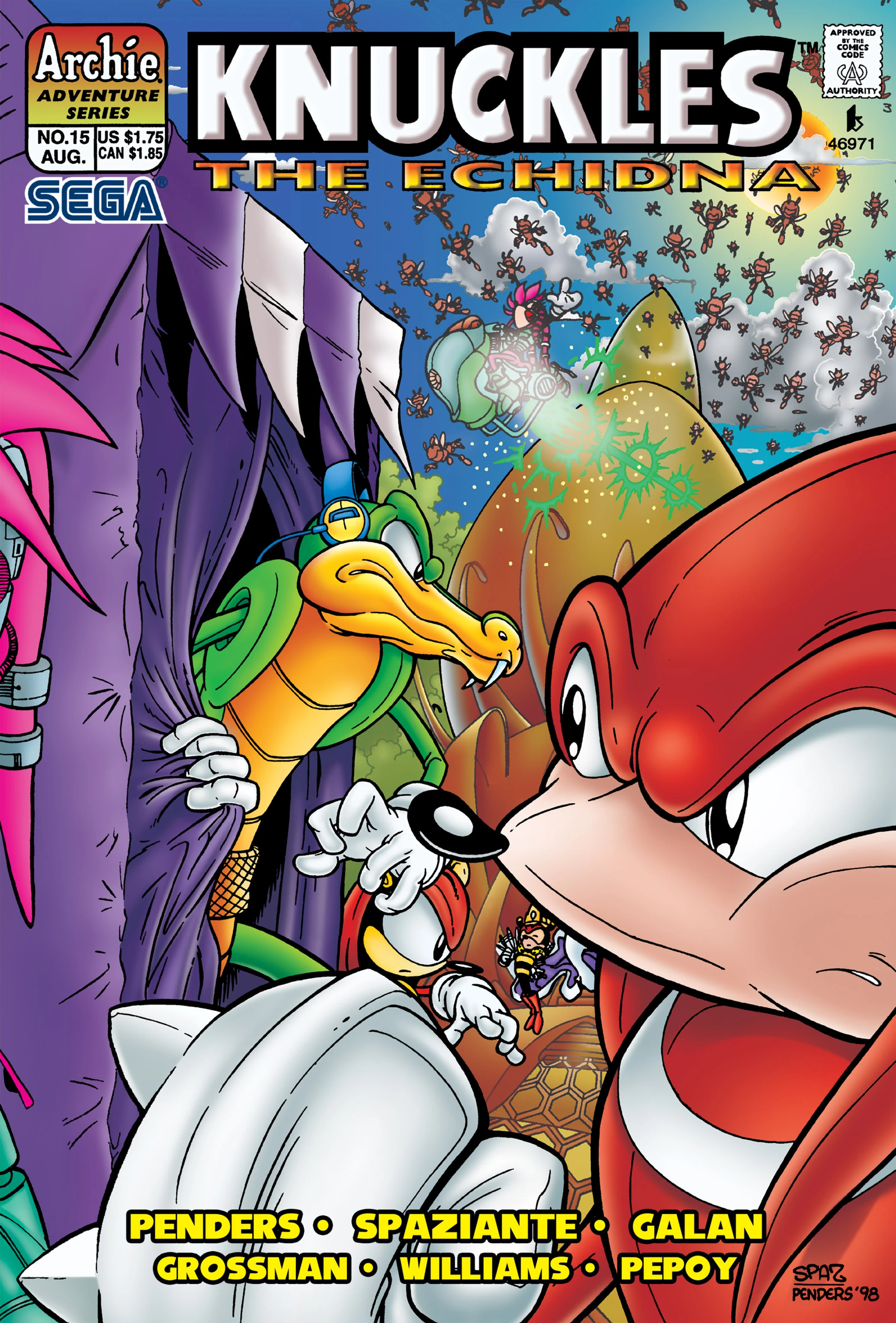 Reviewing all the Ken Penders Knuckles stories: Chaotix Caper 3 | Fandom