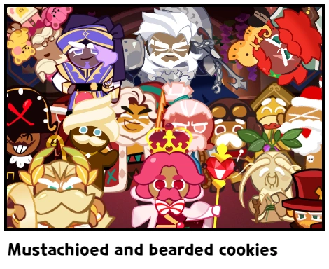 Mustachioed and bearded cookies | Fandom