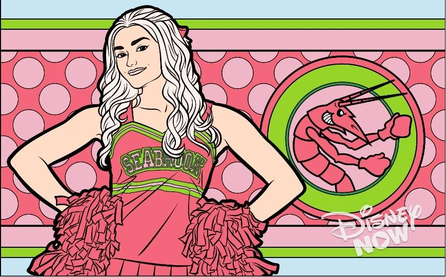 I colored Addison Wells in Z-O-M-B-I-E-S 2 from the Color Splash! | Fandom