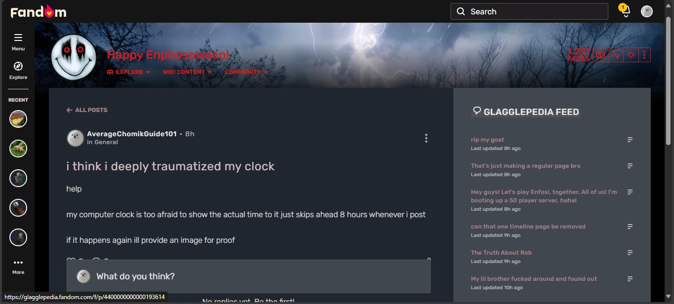 i think i deeply traumatized my clock | Fandom