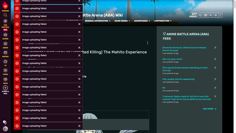 (Instant Spirit Body of Distorted Killing) The Mahito Experience | Fandom