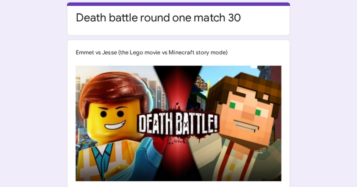 Death battle tournament round one match 30 | Fandom