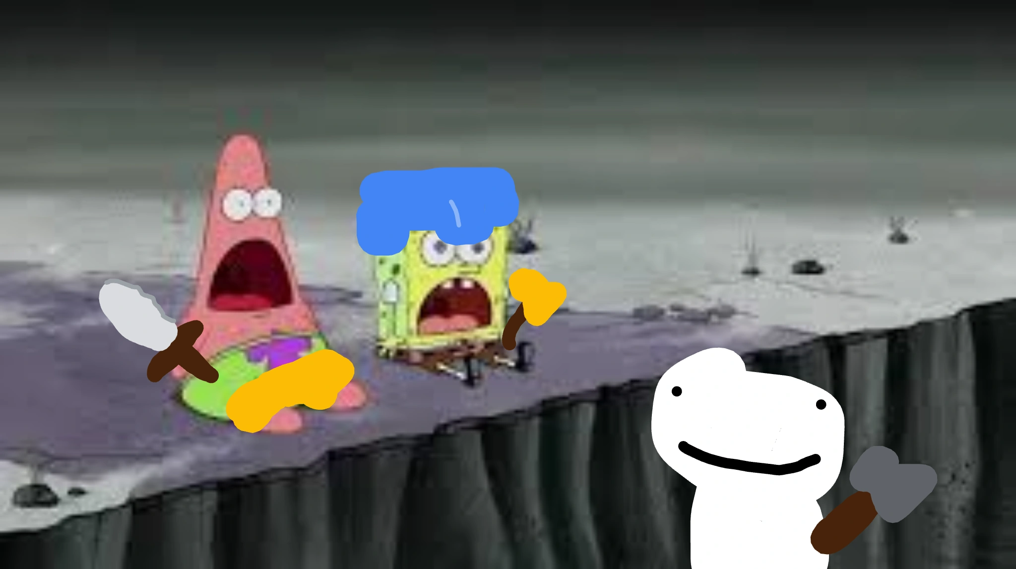 Patrick & SpongeBob fights Dream | Fandom