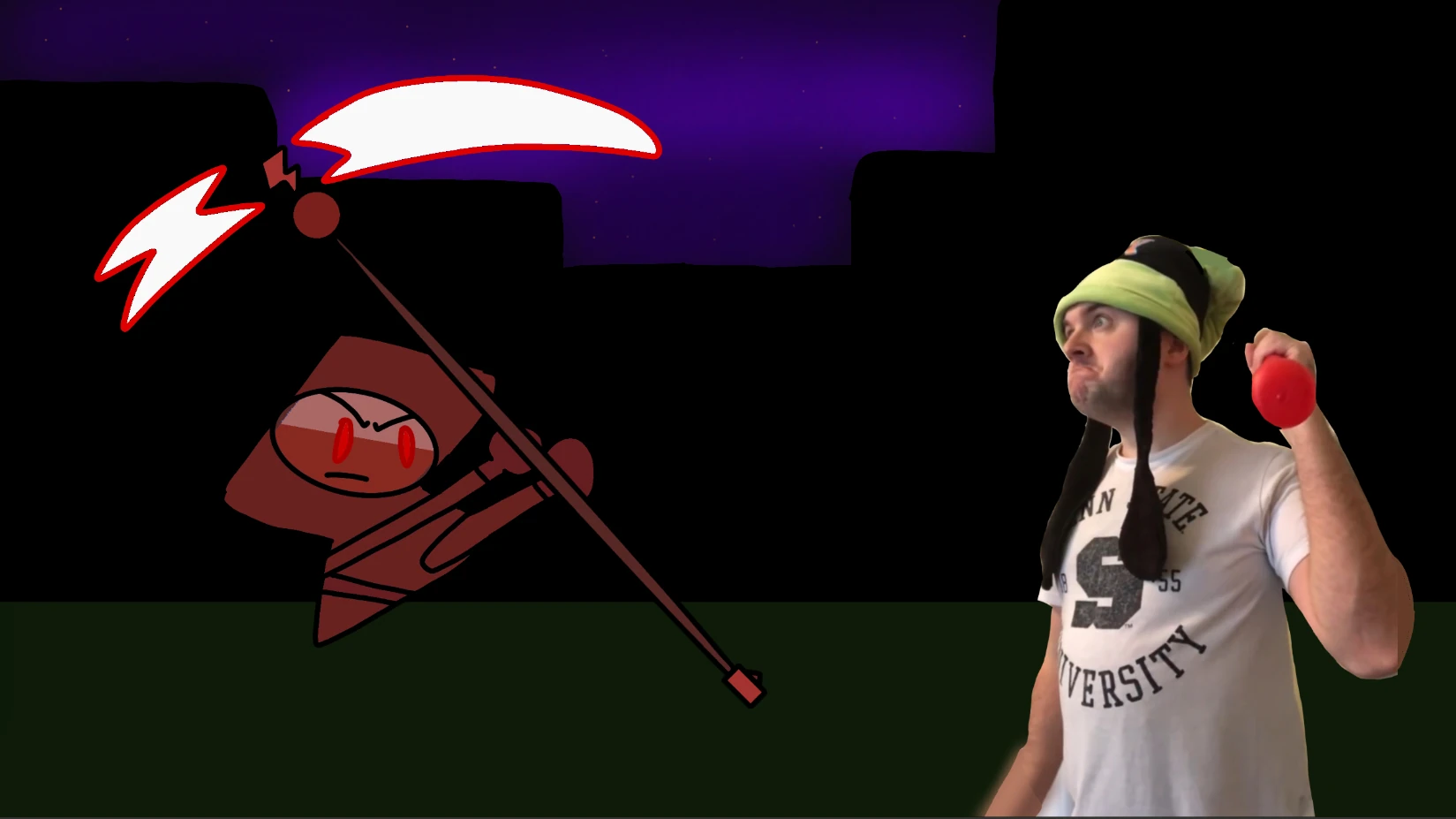 Clip from: “BMOTJA13W: The Rocket Malfunction”, Jax V.S Goofy | Fandom