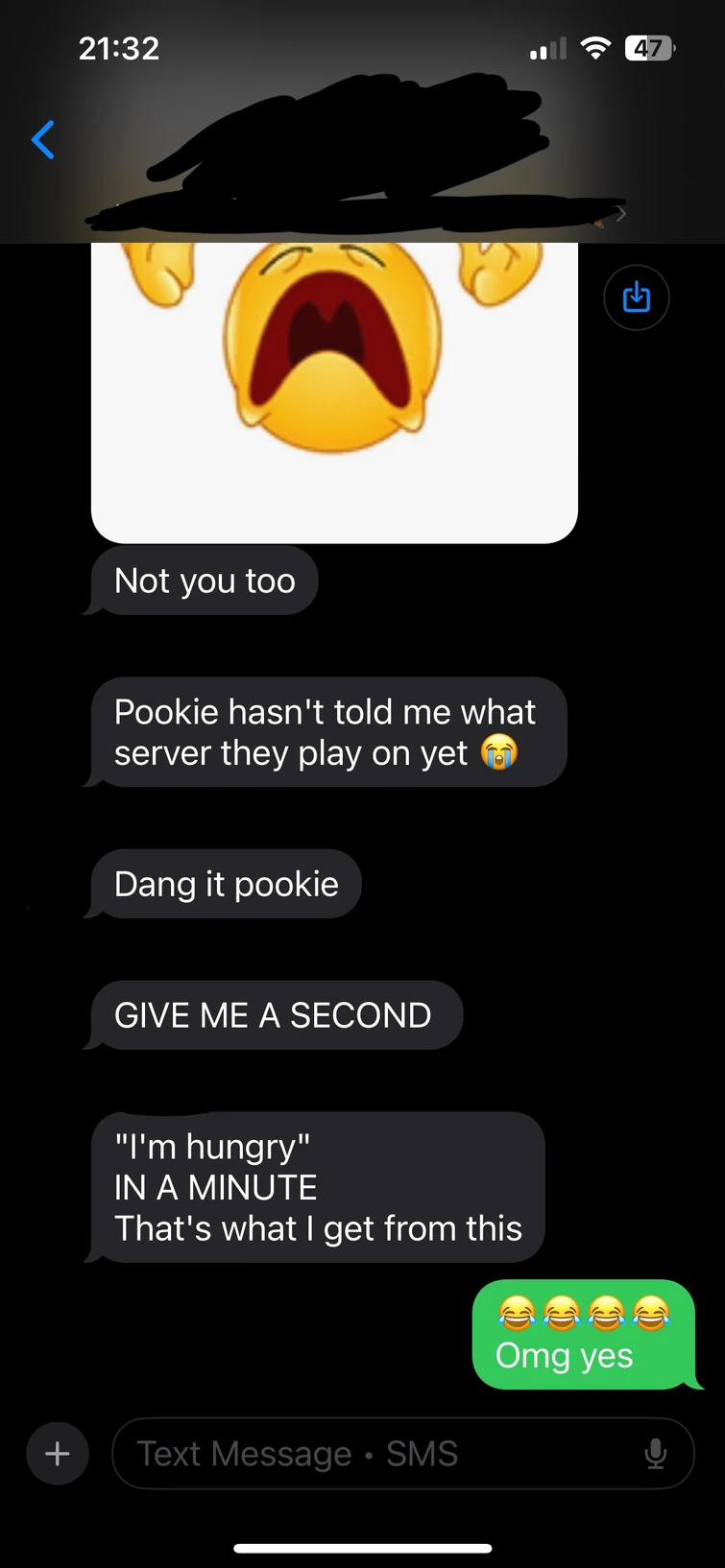 Okay. Covered names and Pfp. Favorite SS of my gc? | Fandom