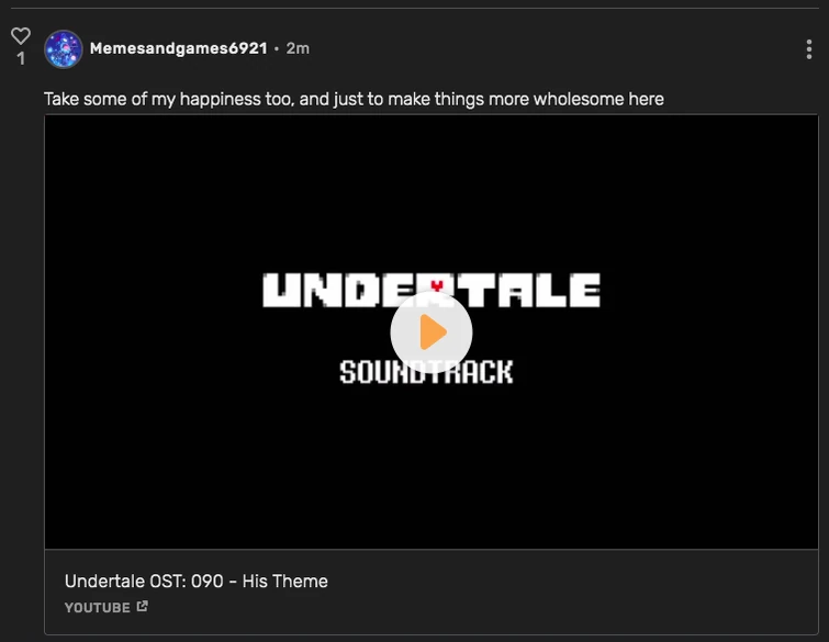 When the wiki is wholesome for once: | Fandom