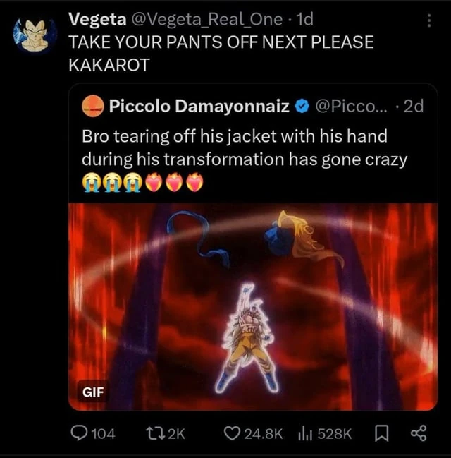 What did Vegeta mean by this? | Fandom