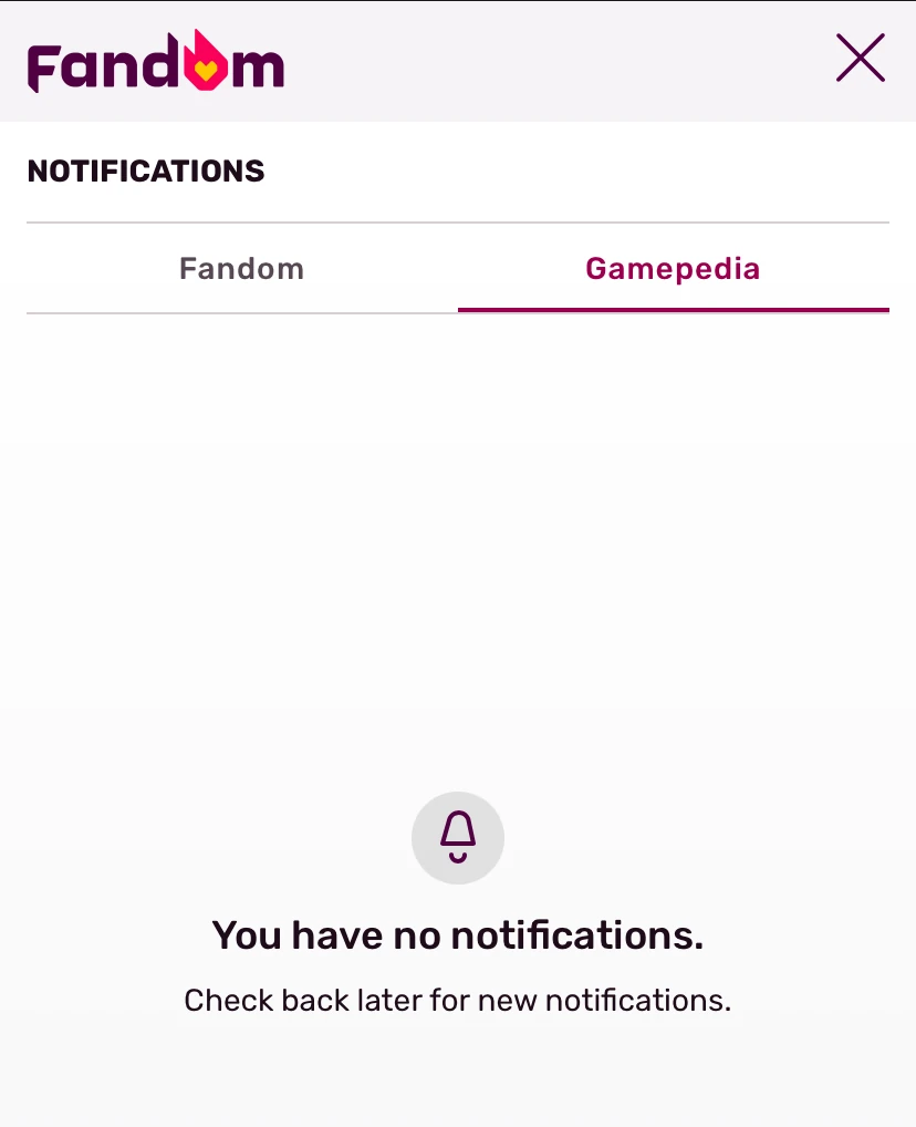 This section of my notifications has been empty for years… | Fandom