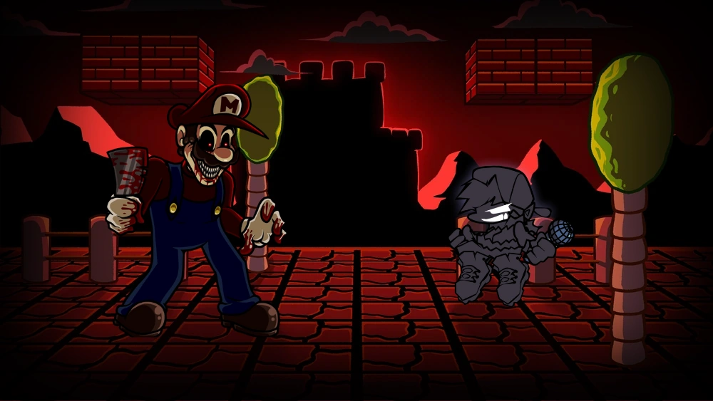 Artwork Without Credit (Well Done but Horror Mario & Soul BF sing it ...