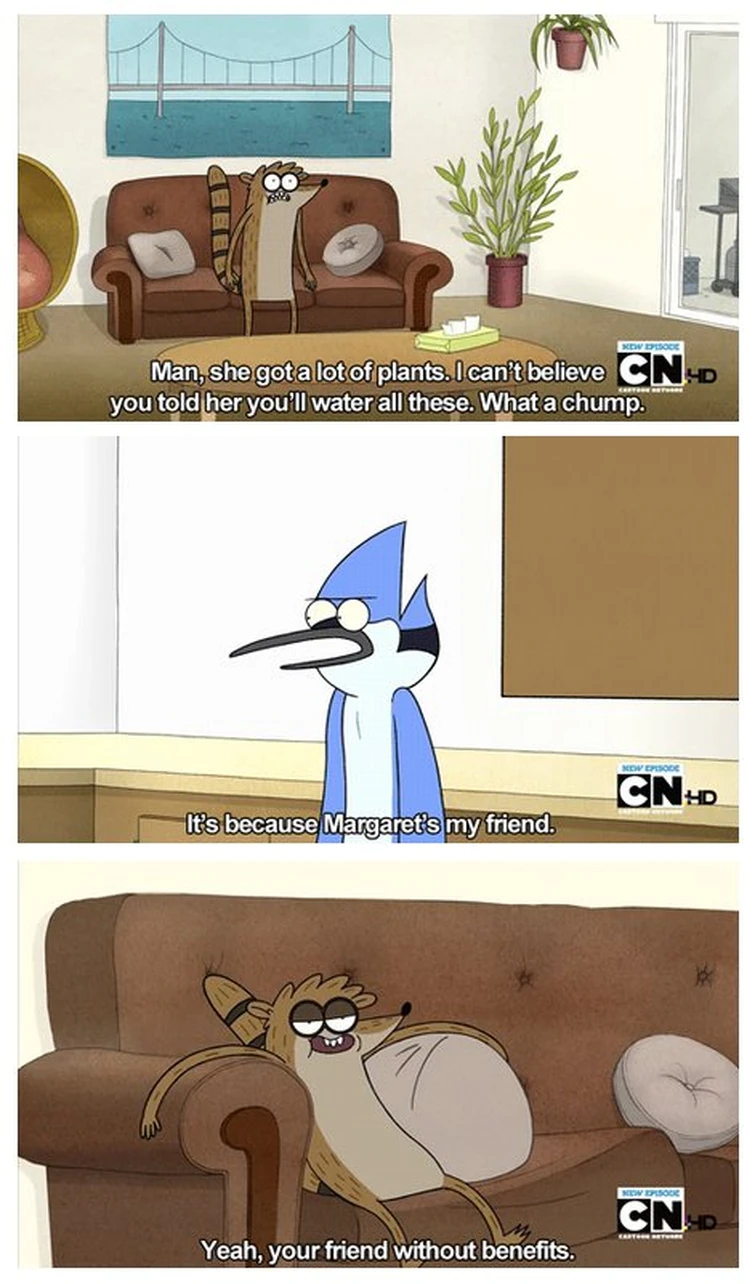 Rigby really loved rubbing it in and frankly Mordecai earned it. | Fandom