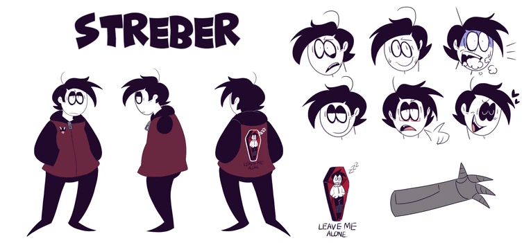 Streber ref sheet I made | Fandom