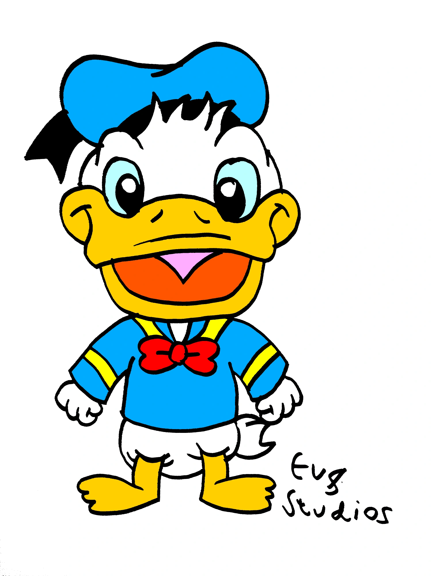 My drawing of Donald | Fandom