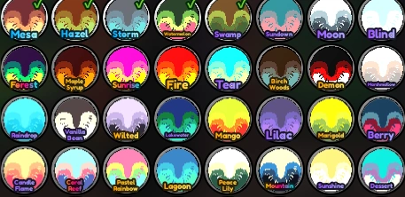 LF some PALETTES and EYE COLORS | Fandom