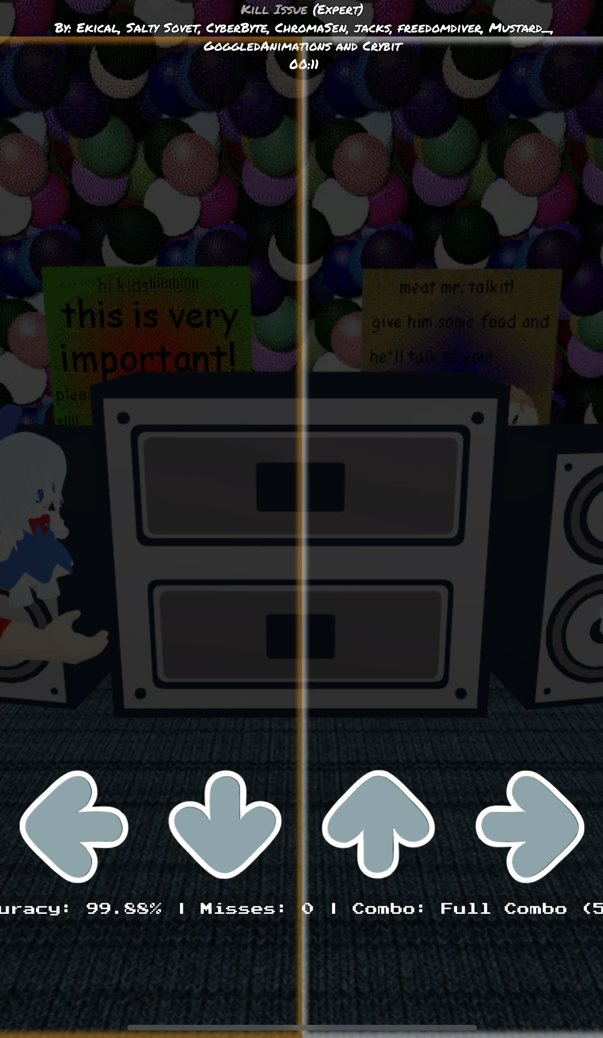 my roblox fnf scores vs my RoBeats scores | Fandom