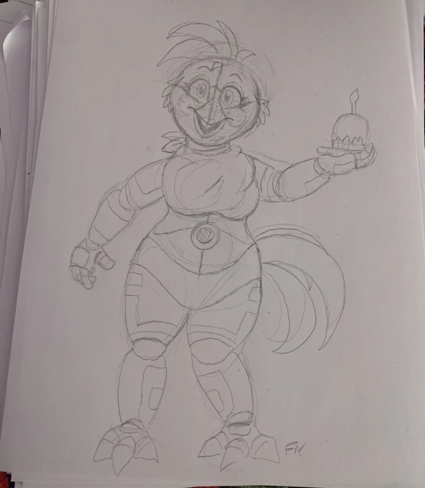 Funtime Chica sketch | Fandom