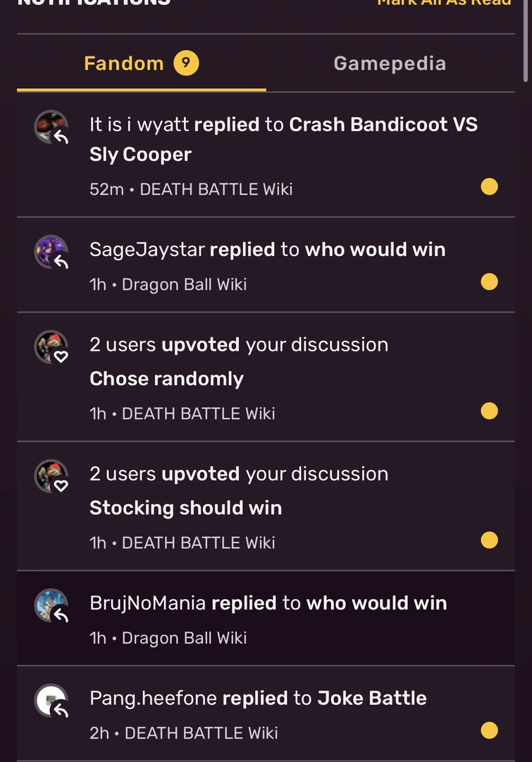 So is anyone else notification broken or is it just me? | Fandom