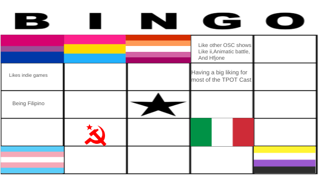 BFDI WIKI USER BINGO (still gotta add more) | Fandom