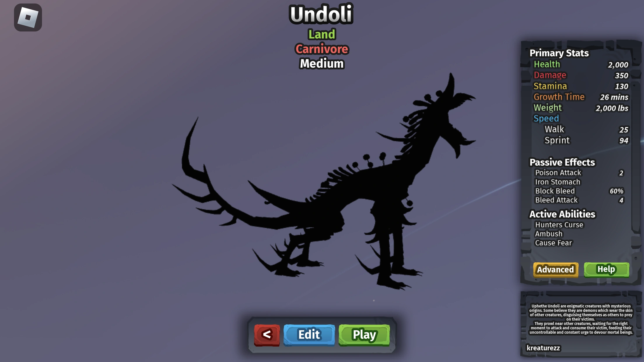 Female Shadow Undoli auction! | Fandom