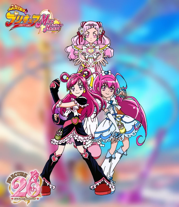 Cure Yell (Shiny Luminous) + Kawamura Sisters (Max Heart) | Fandom