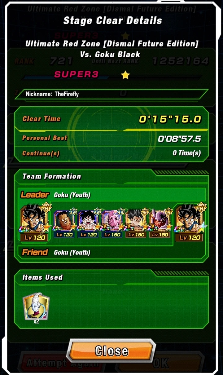 A weird DB Saga - Youth - Exploding Rage team VS Red Zone Goku Black ...