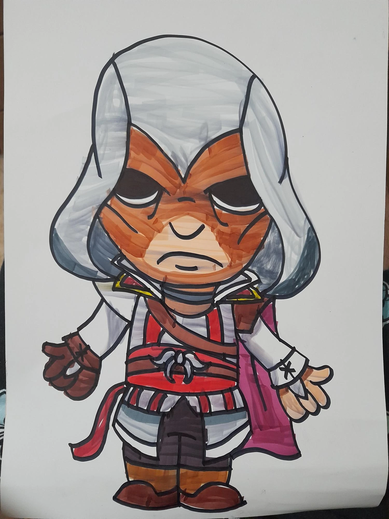 My drawing of Ezio | Fandom