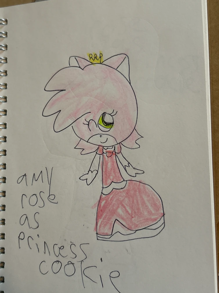 Amy rose as princess cookie | Fandom