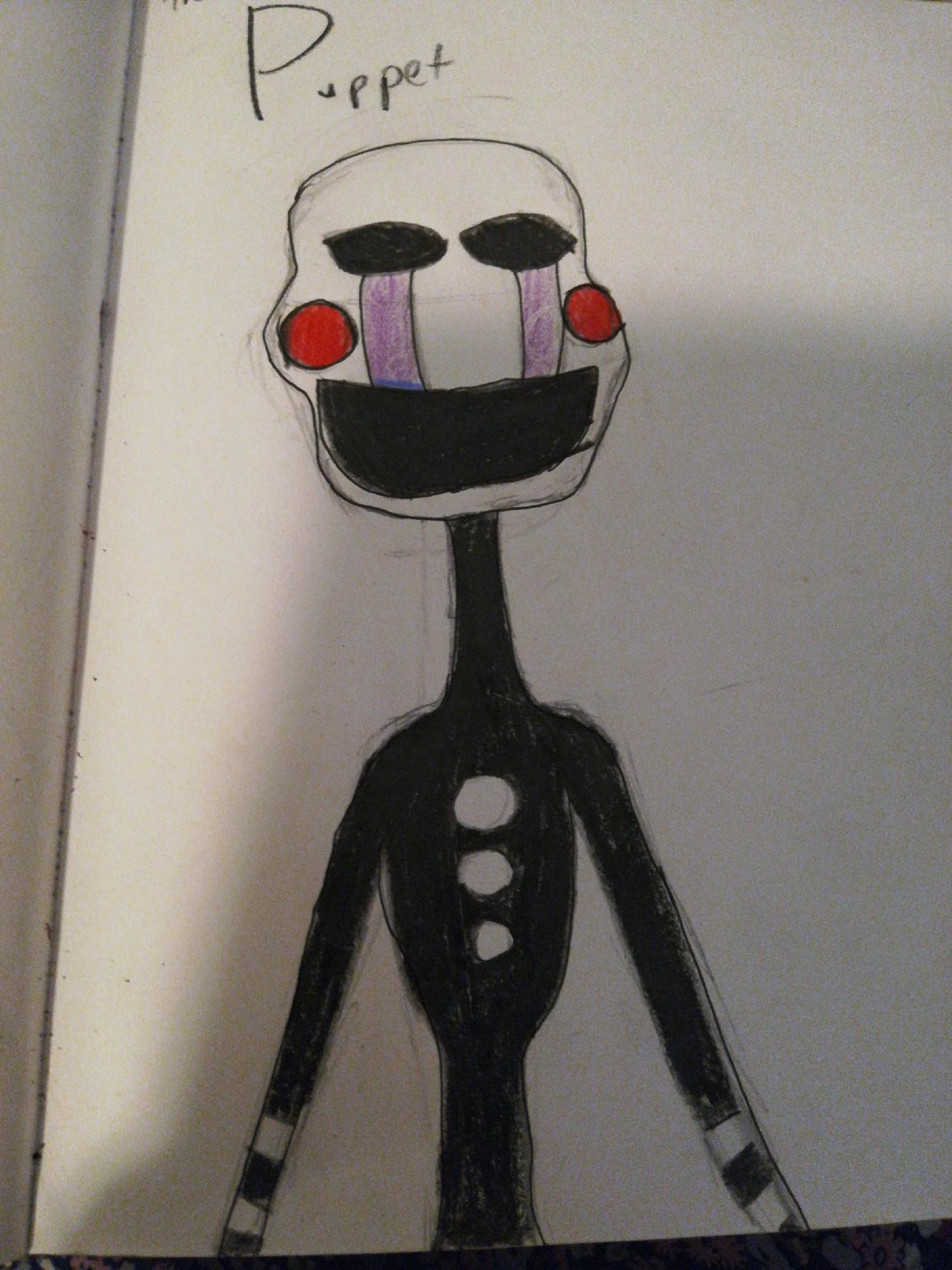 Finished my drawing of Ennard! | Fandom