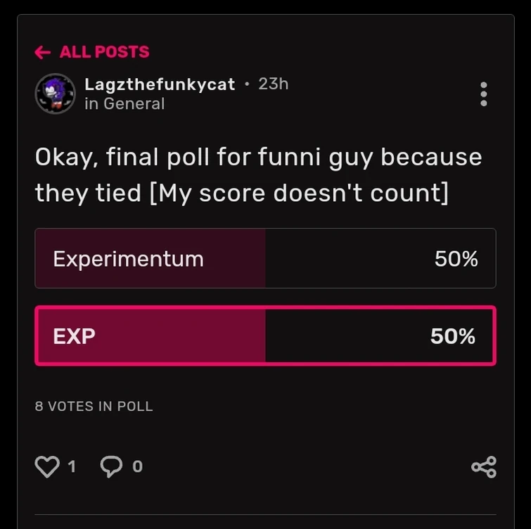 Okay, final poll for funni guy because they tied [My score doesn't count] | Fandom