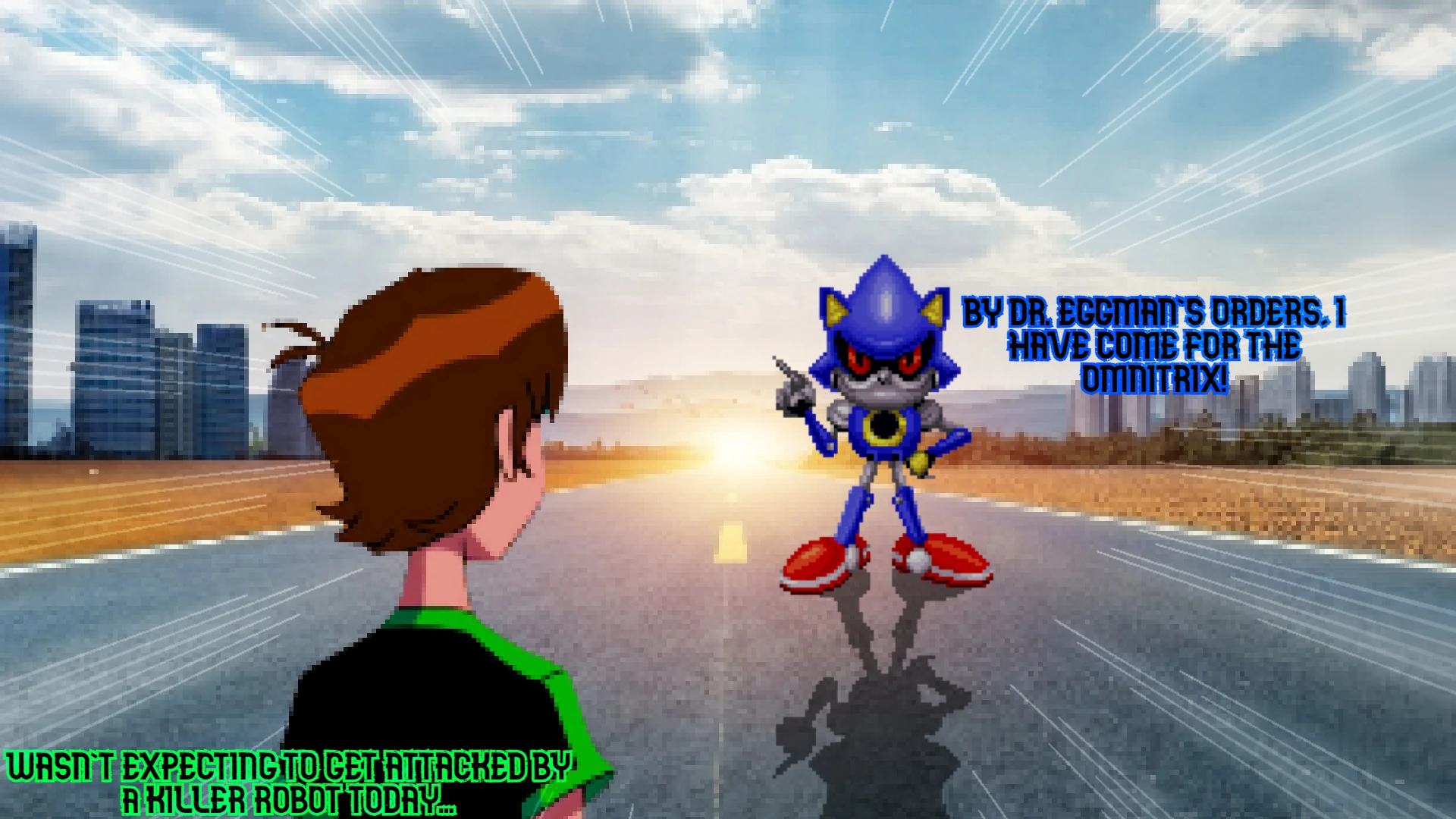 Ben 10 VS Metal Sonic Sprite Art | Fandom