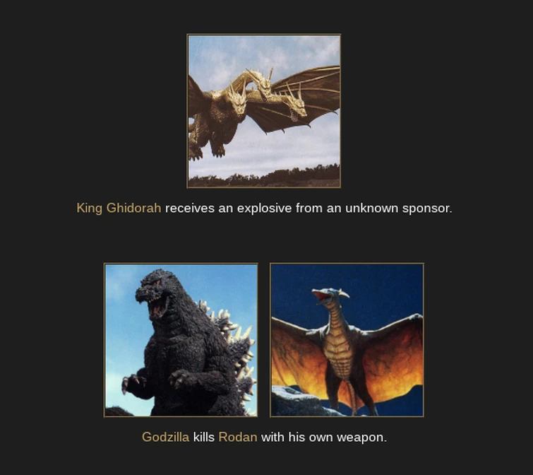 Heisei Kaiju Hunger Games | Fandom