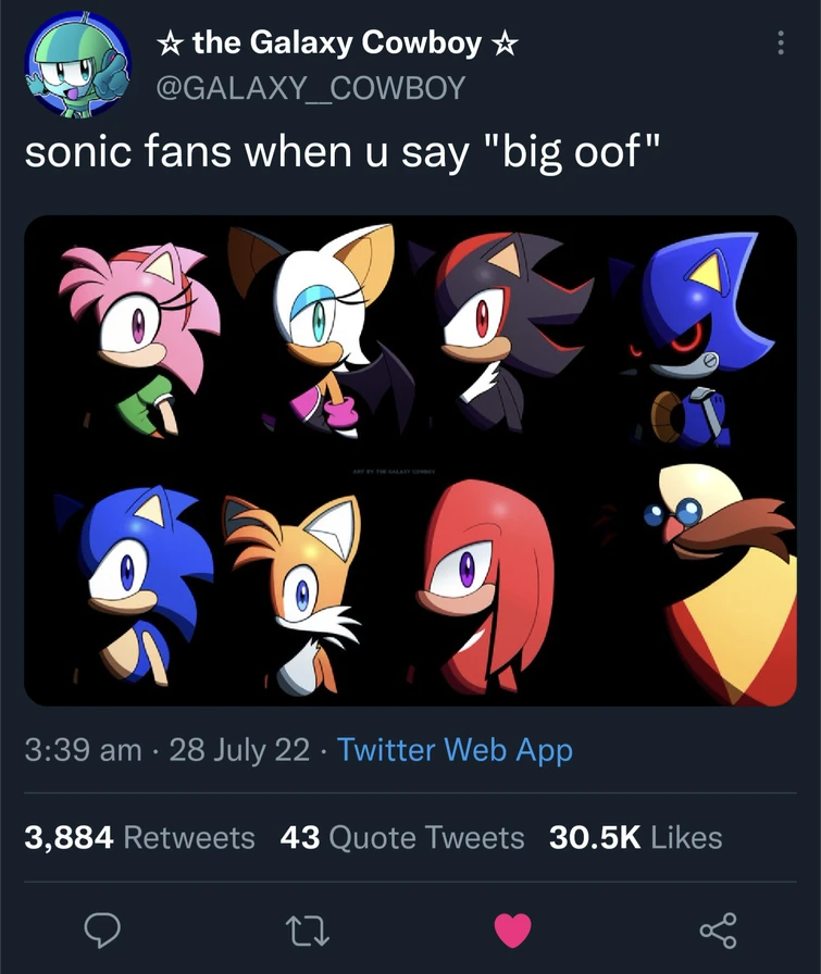 Daily Dose of Big oof memes from Sonicfan804 | Fandom