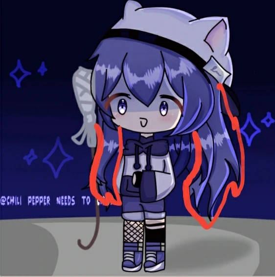 Fun fact: I thought chili pepper needs to chill old oc design had ...