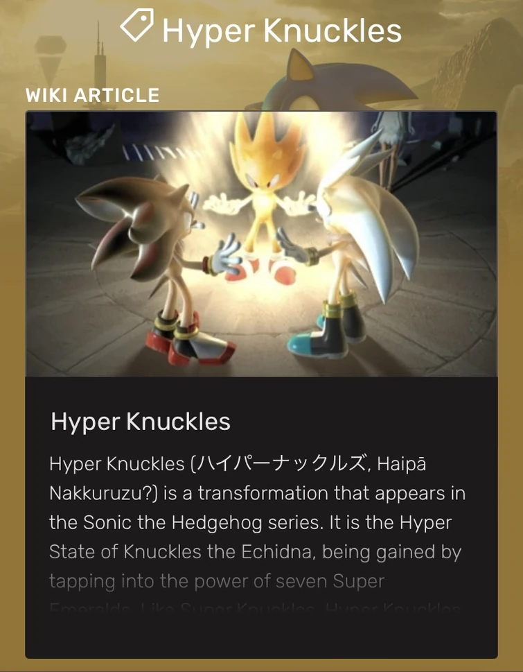 Discuss Everything About Sonic Wiki Zone | Fandom