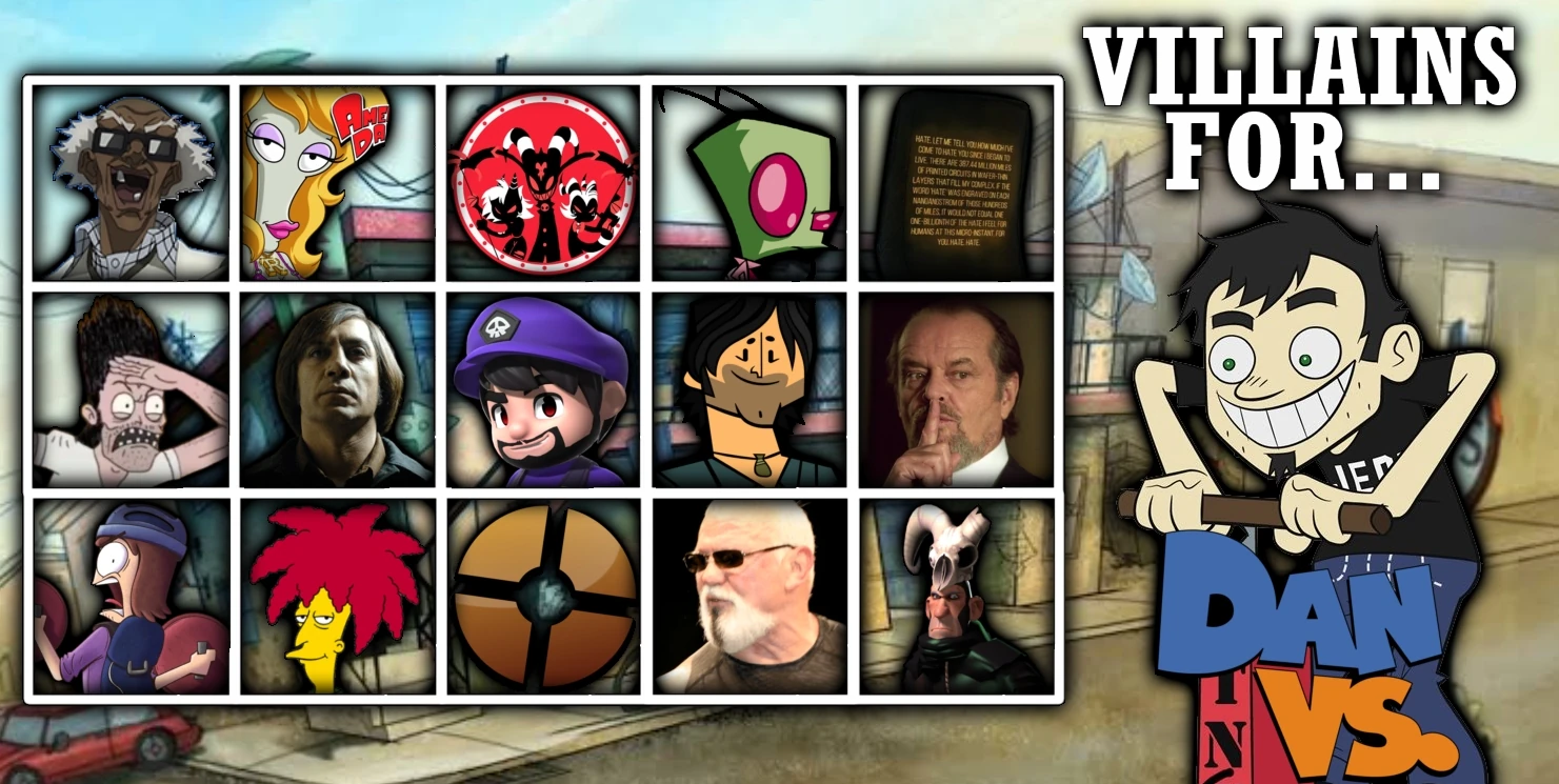 Potential Villains for Dan Mandel (Dan VS.) | Fandom