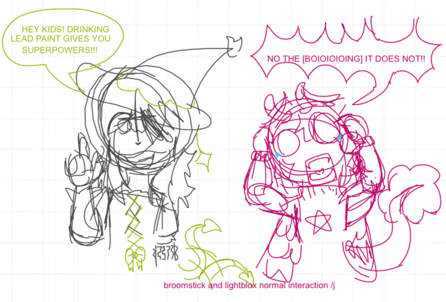 normal broomstick and lightblox interaction ^_^ | Fandom