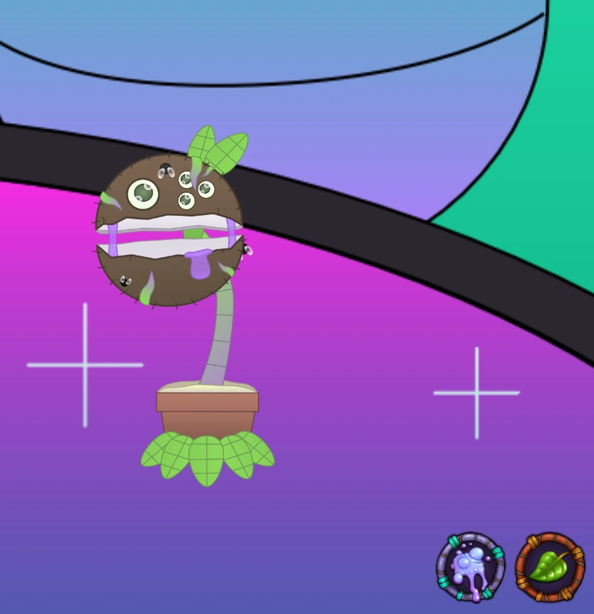 old plant/plasma monster i made its called coco'snaps | Fandom