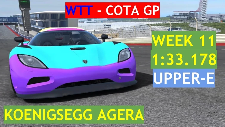 WTT | Week 11, 2023 | Circuit of the Americas, Grand Prix Circuit | Fandom
